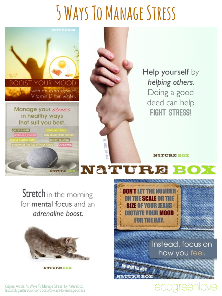 5 Ways To Manage Stress – ecogreenlove