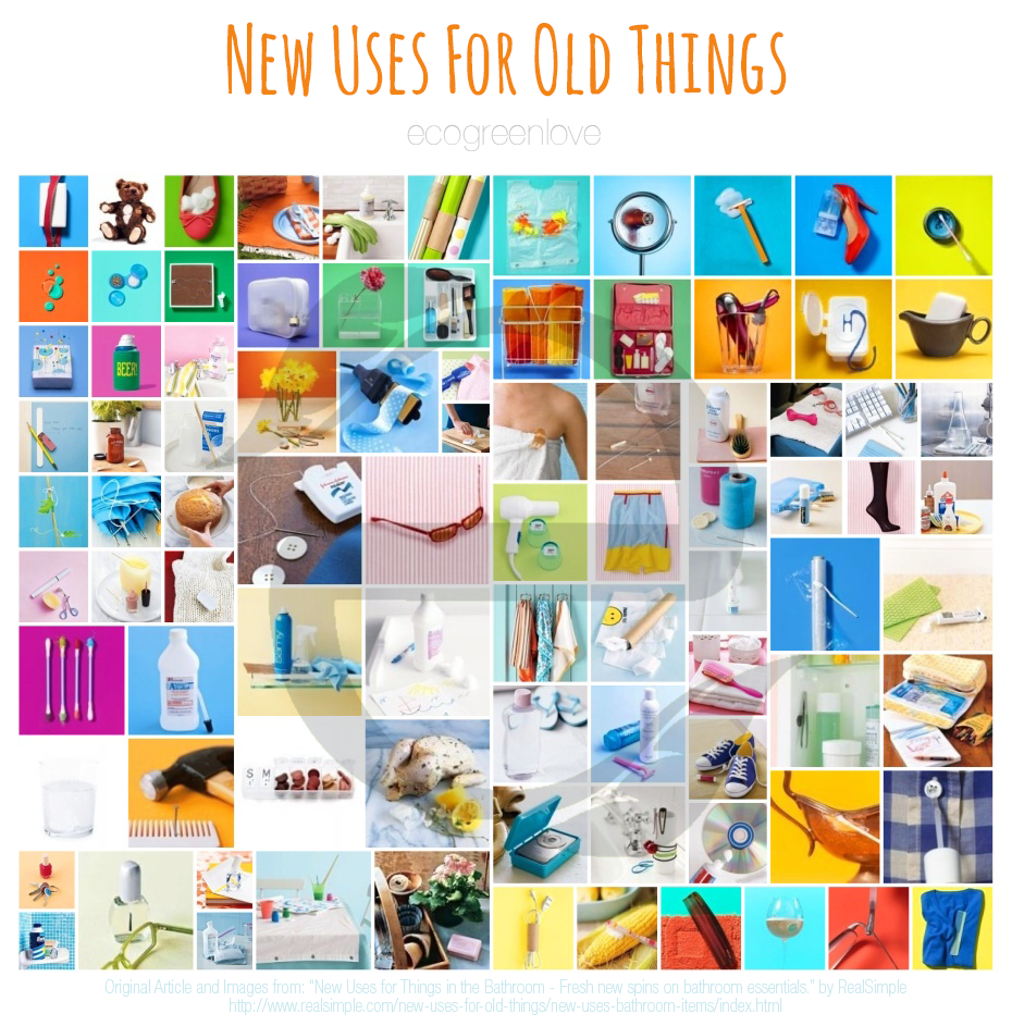 New Uses for Old Things in the Bathroom – ecogreenlove