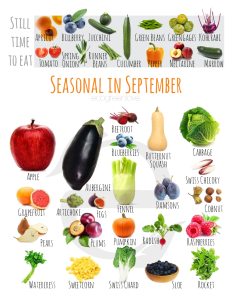 What to eat this month – September – ecogreenlove