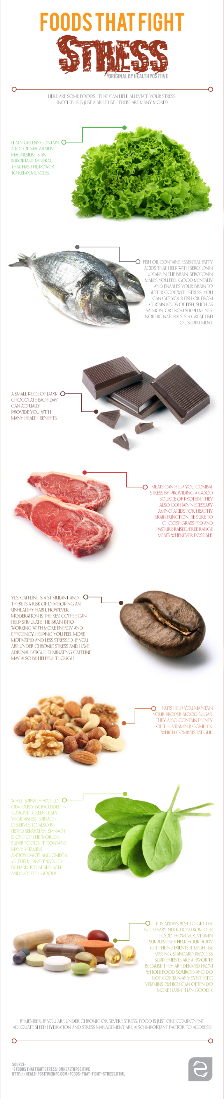 Foods that Fight Stress [Infographic] – ecogreenlove
