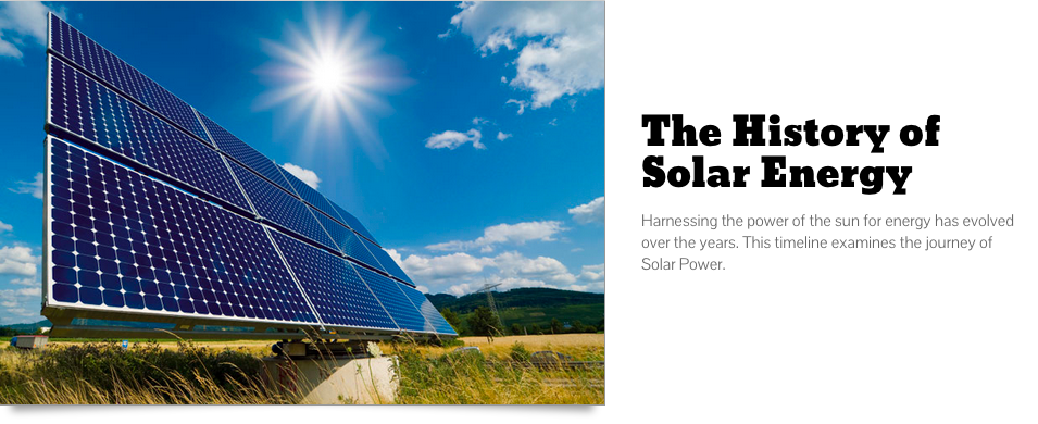 The History of Solar Energy – ecogreenlove