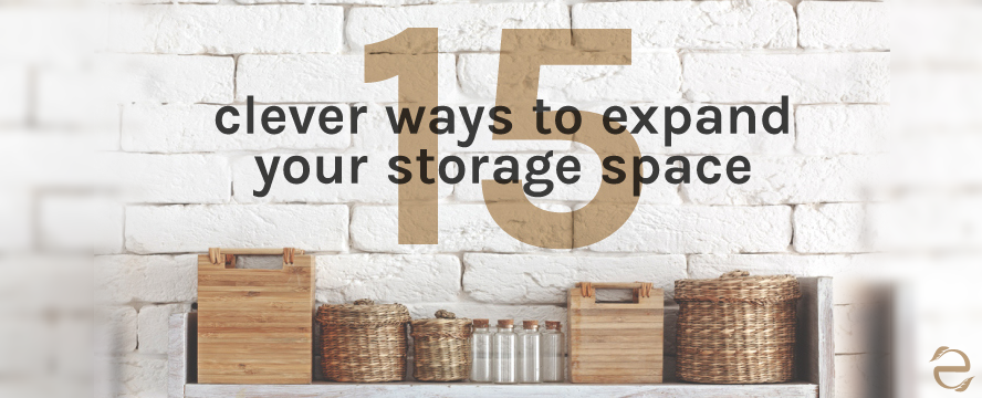 Clever Ways to Expand Your Storage Space [Infographic] – ecogreenlove
