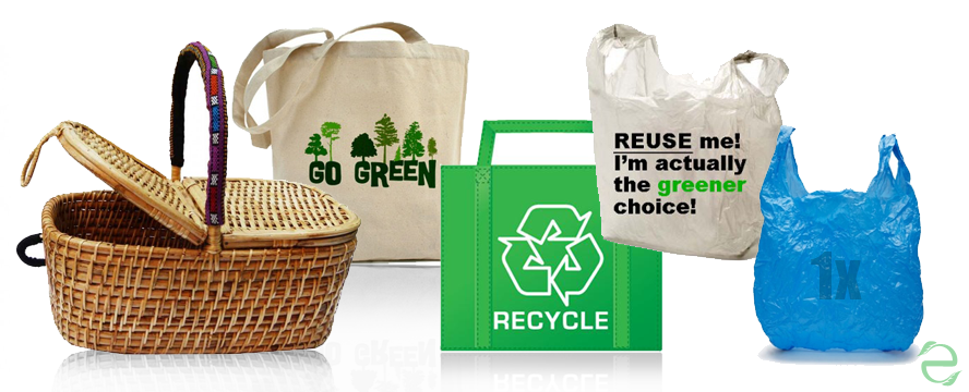 The Most and Least eco-friendly shopping Bags [Infographic] – ecogreenlove
