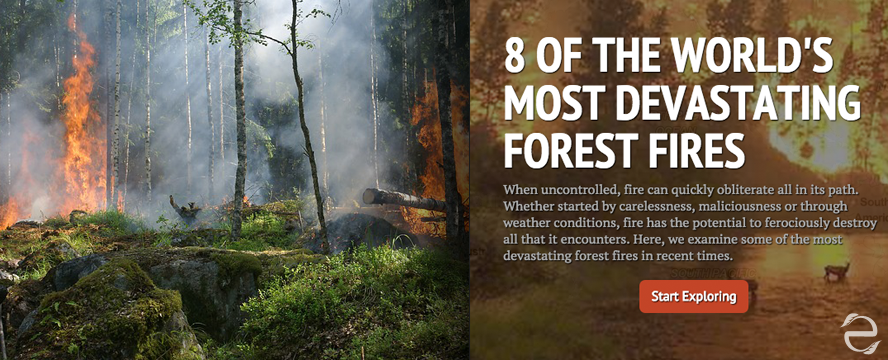 8 of the Most Devastating Forest Fires in the World [Interactive ...