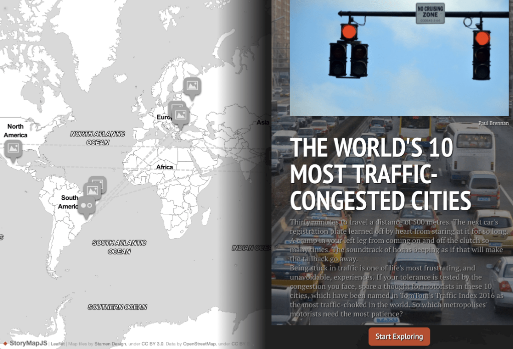 The World’s Most Traffic Congested Cities [Interactive Storymap ...