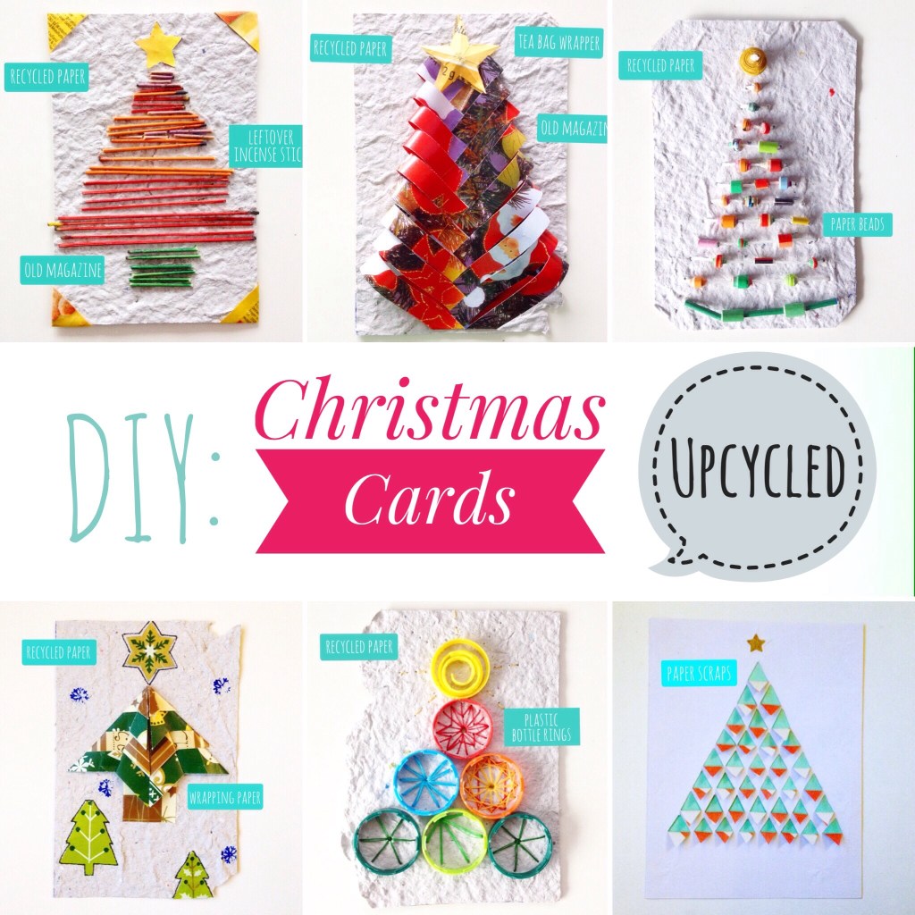 DIY: Recycled Christmas Cards – ecogreenlove