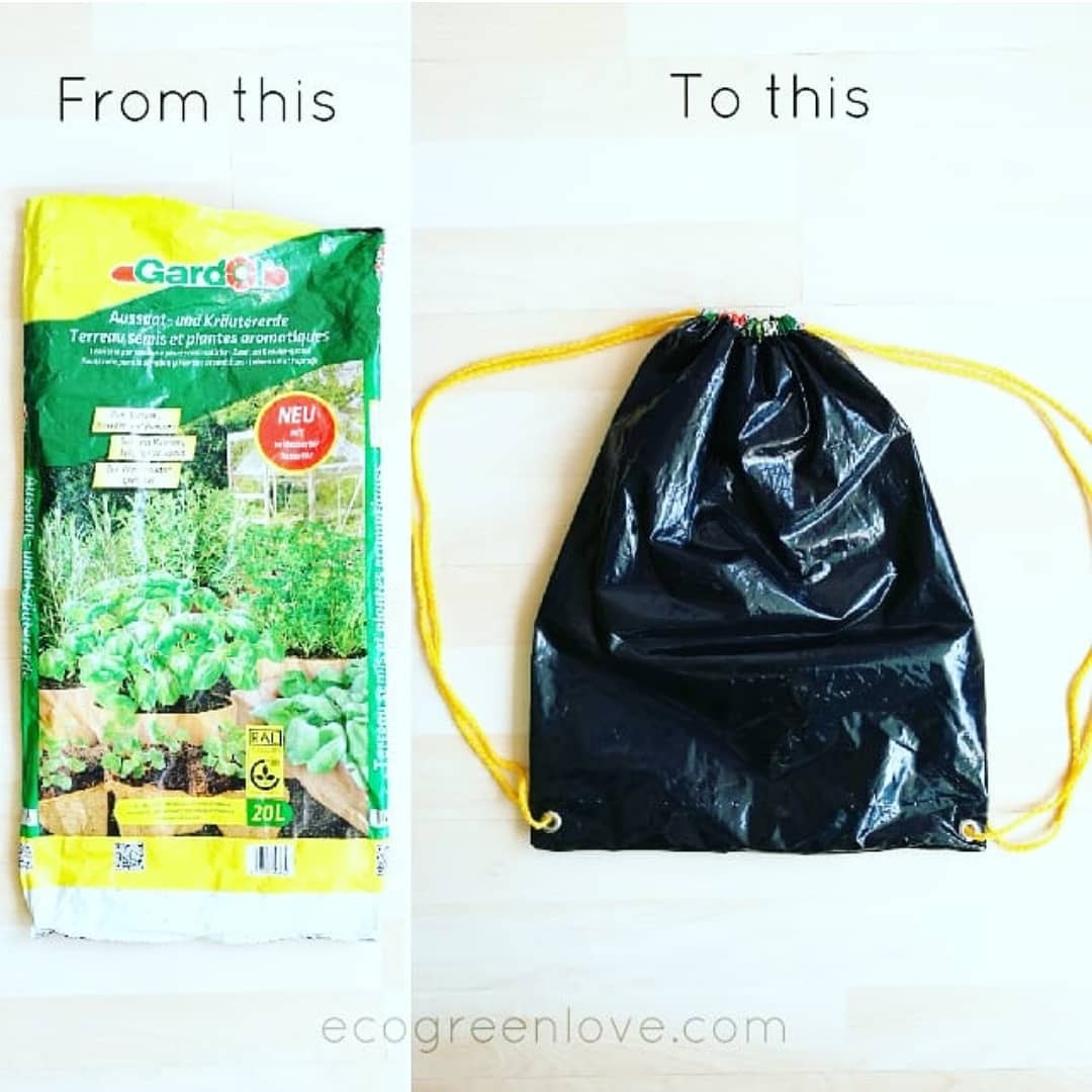 DIM: Upcycled Gym bag – ecogreenlove