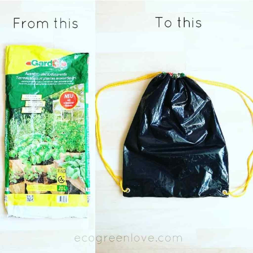 DIM: Upcycled Gym bag – ecogreenlove
